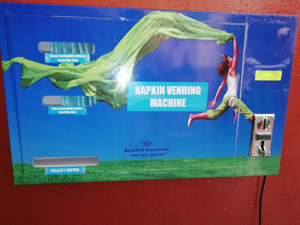 Sanitary Napkin Vending Machine - Royal Tech Engineering